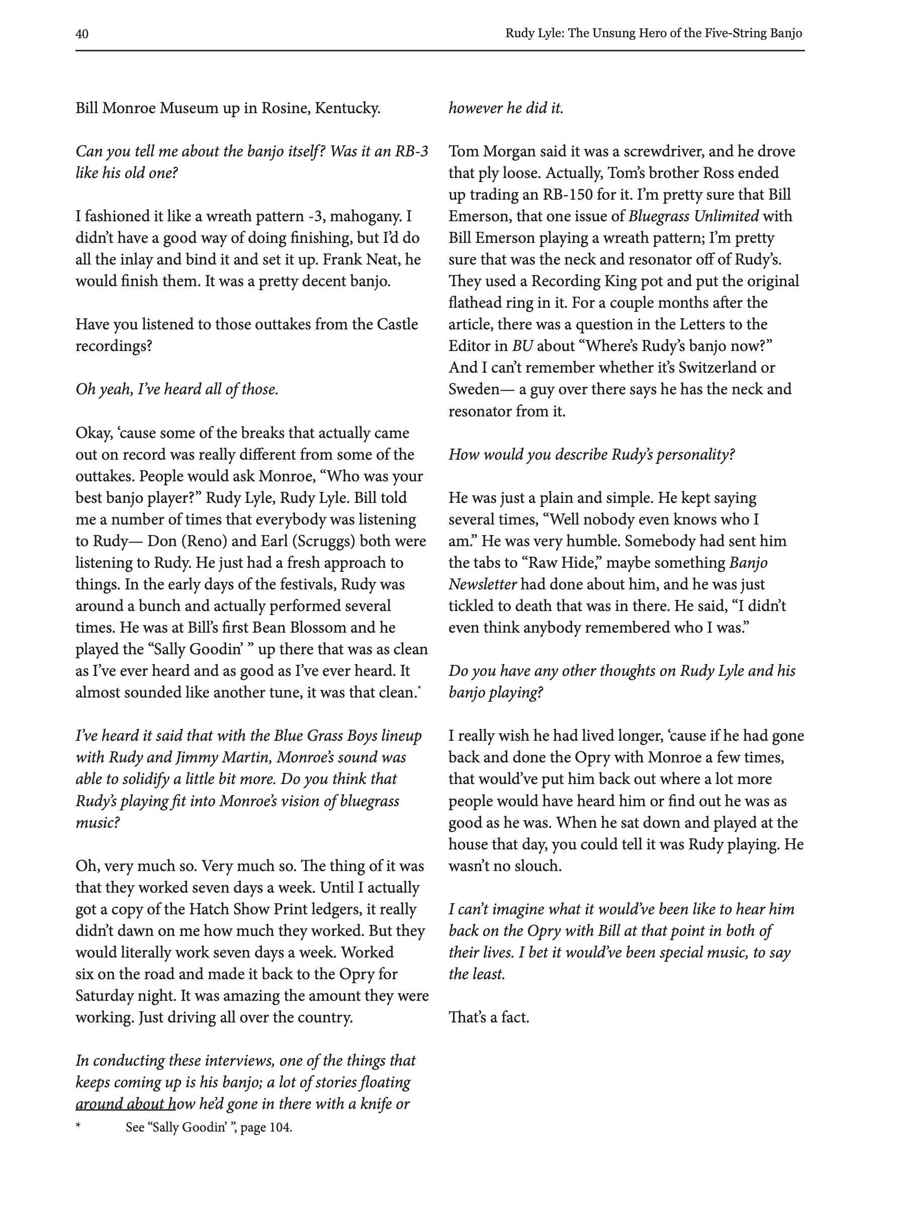 Read a Chapter From 'Rudy Lyle: The Unsung Hero of the Five-String ...