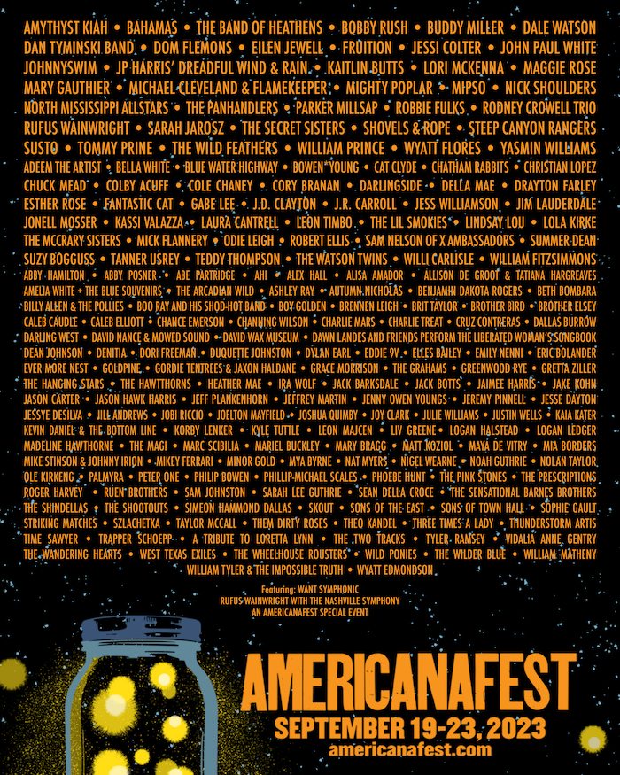 Preview: The BGS Scoop on AmericanaFest, September 19-23 in Nashville ...